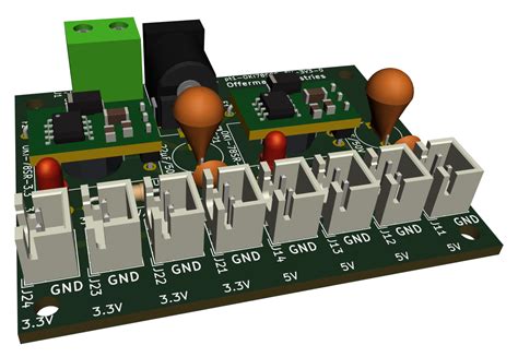 3 3v and 5 0v dual output dc dc power supply 7 36v input 2x 1 5a