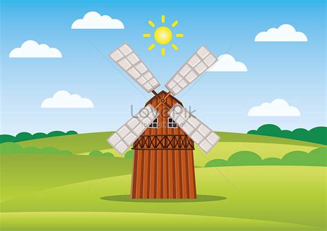 풍차 들판 이미지 사진 및 Png 일러스트 무료 다운로드 Lovepik