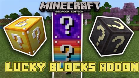 Lucky Blocks Addon 1 16 Unlucky Or Mc Mod Net