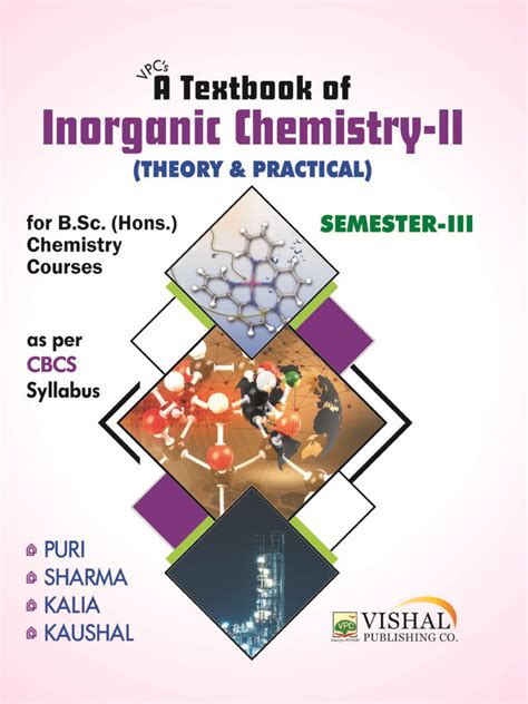 A Textbook Of Inorganic Chemistry Ii Vishal Publishing Co