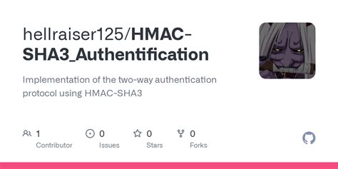 GitHub Hellraiser125 HMAC SHA3 Authentification Implementation Of