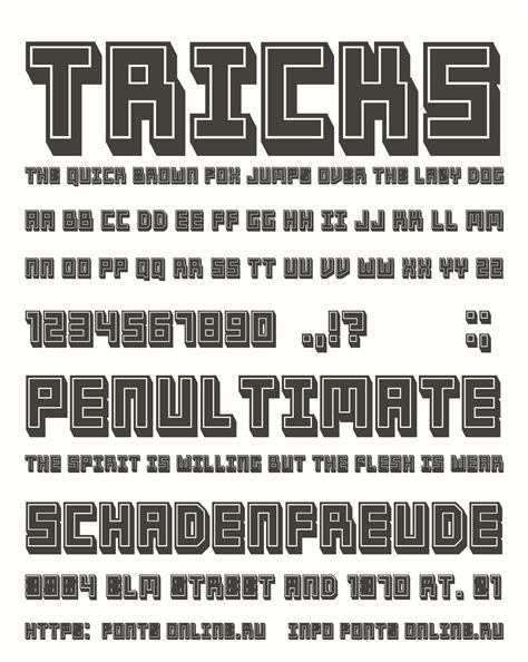 Tricks Font