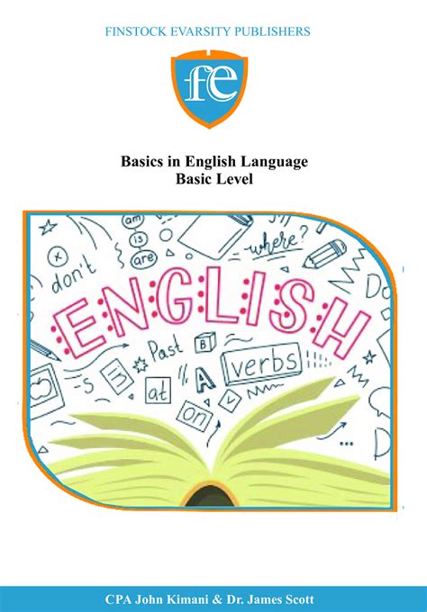 Basics In English Language Finstock Evarsity Resources