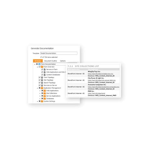 Generate Sharepoint Documentation Spdockit Syskit