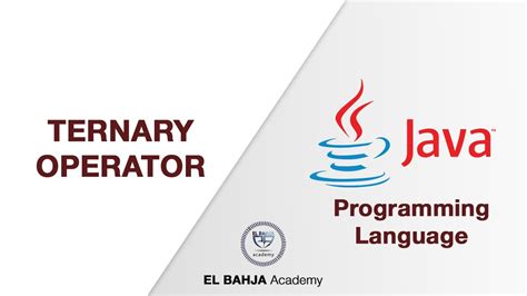 27 Ternery Operator Java Darija Youtube