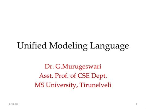 Unified Modeling Language Pptx Graphics Software Computer Software And Applications