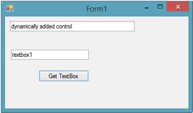 Find A Control In Windows Forms