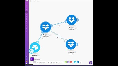 transfer files airtable make dropbox youtube
