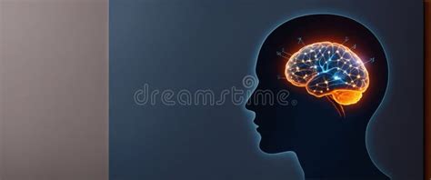 Illuminated Neural Network Glowing Neuron Cell Amidst Synaptic Connections Stock Image Image