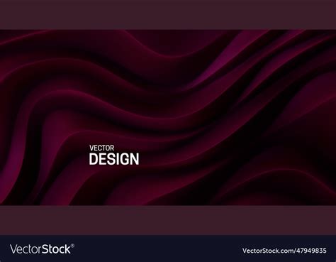 Dark Red Curvy Pattern Surface Royalty Free Vector Image