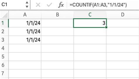 Countif With Date Not Working Rexcel