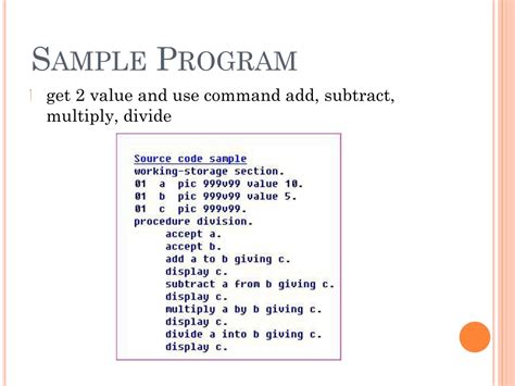 PPT Understanding COBOL A Legacy In Business Programming PowerPoint Presentation ID
