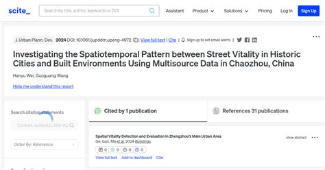 Investigating The Spatiotemporal Pattern Between Street Vitality In Historic Cities And Built