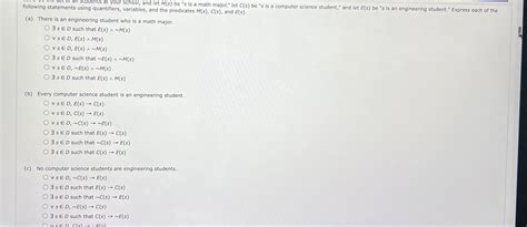 Solved Quantifiers Variables And The Predicates Mscs