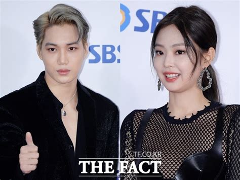 카이♥제니 열애설 Yg 확인중 Sm 묵묵부답 연예 기사 더팩트