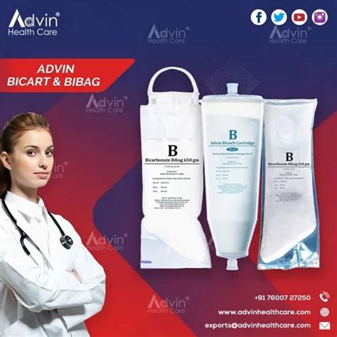 Advin Bicarbonate Bicart Bicarb Cartridge 650gm 720gm At ₹ 450 Piece In Ahmedabad