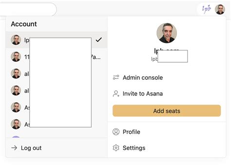 Asana Logout Link Missing In Progress Asana Forum