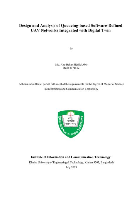 Pdf Design And Analysis Of Queueing Based Software Defined Uav