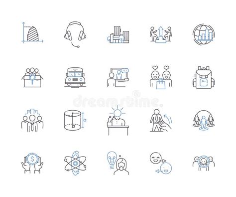 Workshops And Sessions Outline Icons Collection Workshops Sessions