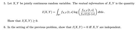 Solved Let Xy ﻿be Jointly Continuous Random Variables The