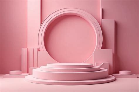Premium Photo 3d Rendering Geometrical Abstract Background Scenes