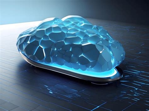 Premium Photo A Futuristic Network Cloud Computing Solution Depicted