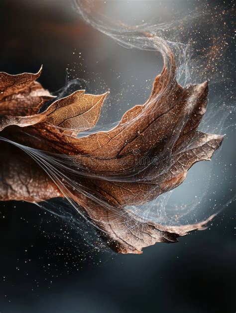 A Leaf Suspended In Air The Fascinating Interaction Of Weather Phenomena And Static Electricity