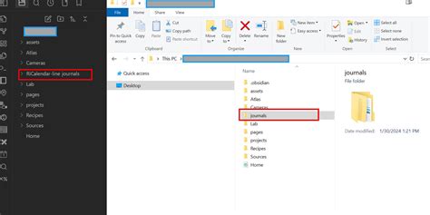 Files Navigator Displays Wrong Folder Name For Daily Journals Help