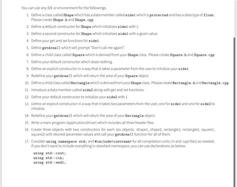 Solved You Can Use Any IDE Or Environment For The Chegg