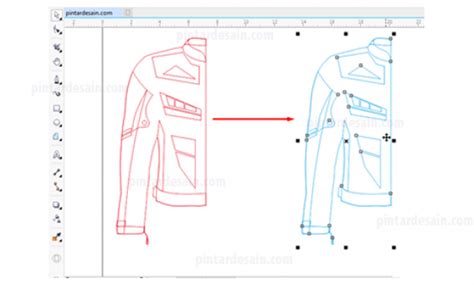 Cara Membuat Jaket Di Coreldraw