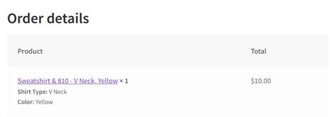 Product Attribute Being Displayed Under Product Name In Invoice