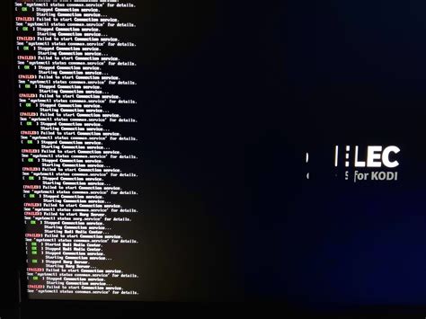 New Here Getting Error Message On Bootup Rvice General Support Libreelec Forum