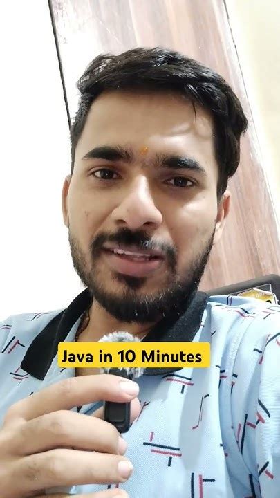 Java In 10 Minutes 🔥👇 Java Aadiandjava Freshers Itjobs Programming Reality Shorts Youtube