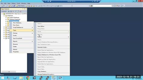Db Refresh Restore Sql Server Youtube
