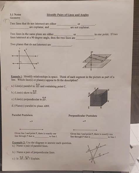 [solved] two lines that do not intersect are either or