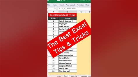 ms excel tricks excel tips exceltips exceltricks excel