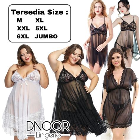 Big Size Jumbo Lingerie Sleepwear Size M Xl Xxl Xl Xl All Sexy Variations Seserahan
