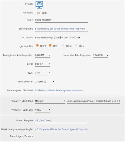 Home Assistant Vm Startet Nicht Sondern Bootet In Uefi Interactive Shell Deutsch Unraid