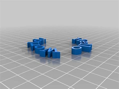 Бесплатный Stl файл Fit Text To Arbitrary Surface In Openscad・Шаблон для 3d печати для загрузки