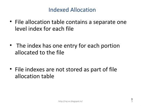 Index Allocation 48 1 Ppt