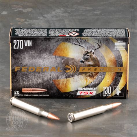 270 Winchester Tsx Ammo For Sale By Federal 20 Rounds