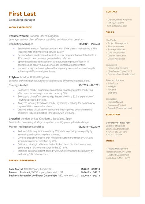 5 Risk Management Cv Examples For 2025 Resume Worded