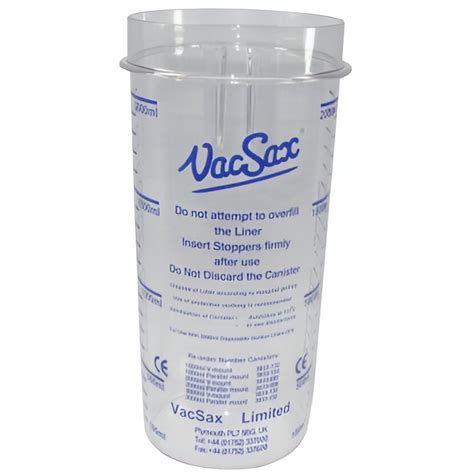 Buy Vacsax Bacticlear Antimicrobial Suction Liner Canister In Uae