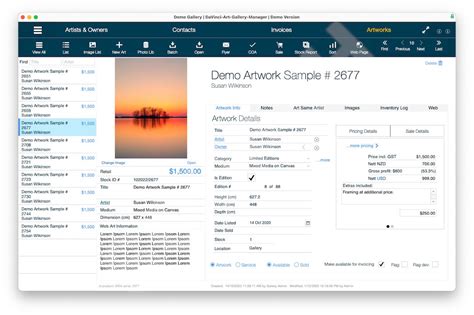 Davinci Art Gallery Software Software Reviews Demo And Pricing 2024