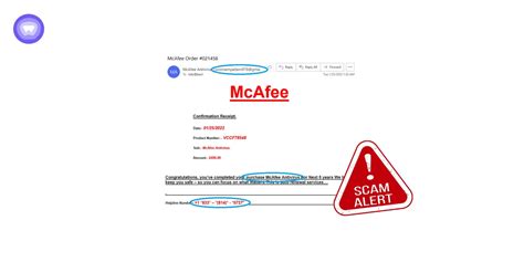 Mcafee Scam Email Did You Receive An Invoice From Mcafee
