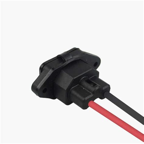 10awg Iec C13 Male Plug Socket Adapter With 15cm Wire And Cover