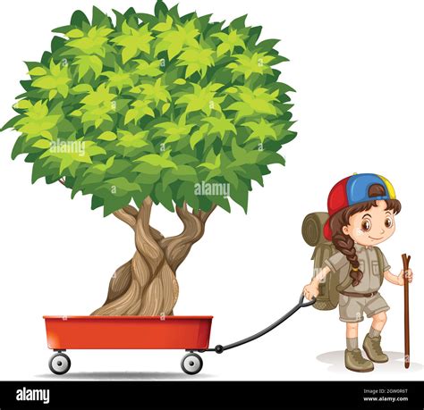 Pulling Tree Cut Out Stock Images Pictures Alamy