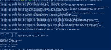 cannot find project resources with docker run · issue 6023 · oss review toolkit ort · github