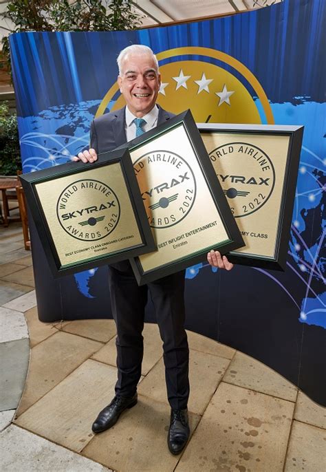 Emirates Takes Home Three Honors At The Skytrax World Airline Awards