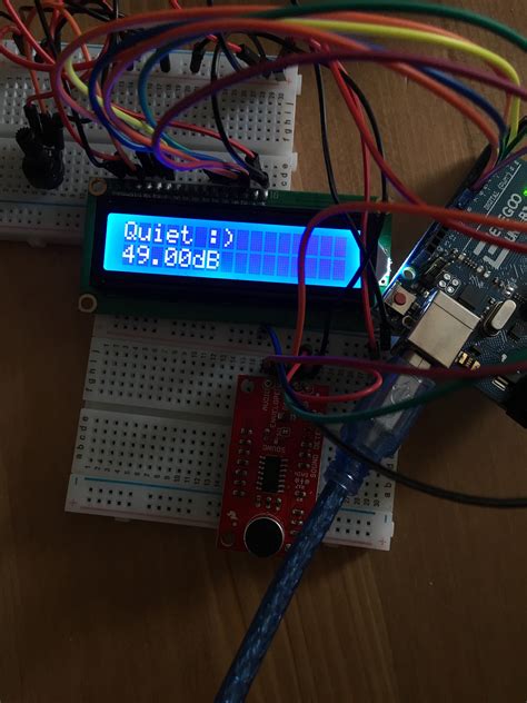 Github Dwyliot Decibel Meter A Decibel Meter Built With An Arduino